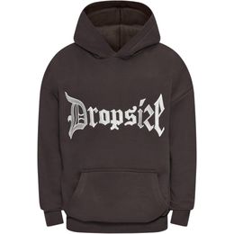 Dropsize Sweatshirt Herren Gr&ouml;&szlig;e XL schoko / wei&szlig;
