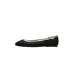 K by KARL LAGERFELD Karl Lagerfeld Ballerina Damen Gr&ouml;&szlig;e 41 schwarz / wei&szlig;