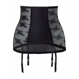 Petite Fleur Gold Strumpfhalter Damen Gr&ouml;&szlig;e XL schwarz