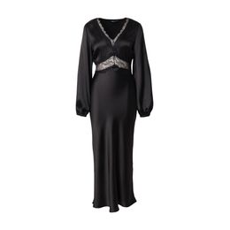 Gina Tricot Kleid Damen Gr&ouml;&szlig;e 42 schwarz Winterkleid