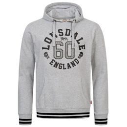 Lonsdale Sweatshirt 'Mamhead' Herren Gr&ouml;&szlig;e M graumeliert / schwarz