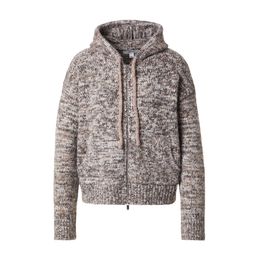 Topshop Strickjacke 'HAILEY' Damen Gr&ouml;&szlig;e S taupe / wei&szlig;