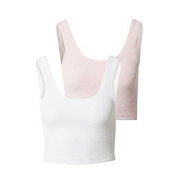 WEEKDAY Top 'Elvira' Damen Gr&ouml;&szlig;e M rosa / wei&szlig;