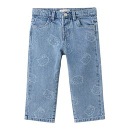 Mango Kids Jeans 'KITTYT' M&auml;dchen Gr&ouml;&szlig;e 86 blue denim / hellblau