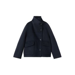 Mango Between-Seasons Coat 'BASQUIAT' female Blue size L