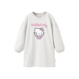 Mango Kids Kleid M&auml;dchen Gr&ouml;&szlig;e 116 hellgrau / pink / schwarz / wei&szlig;