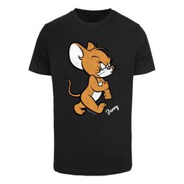 Absolute Cult T-Shirt 'Tom & Jerry - Angry Mouse' Herren Gr&ouml;&szlig;e L karamell / schwarz / wei&szlig;