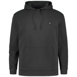 Große Größen Tommy Hilfiger Hoodie aus Baumwolle Farbe schwarz Größe: 3XL