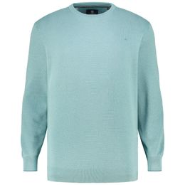 Gro&szlig;e Gr&ouml;&szlig;en Lerros Pullover aus Baumwolle Farbe t&uuml;rkis Gr&ouml;&szlig;e: 5XL