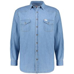 Gro&szlig;e Gr&ouml;&szlig;en Kamro Jeanshemd Farbe blau Gr&ouml;&szlig;e: 6XL