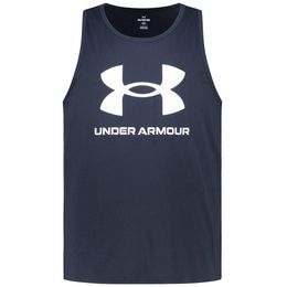 Gro&szlig;e Gr&ouml;&szlig;en Under Armour Tanktop mit Label-Print Farbe schwarz Gr&ouml;&szlig;e: 3XL