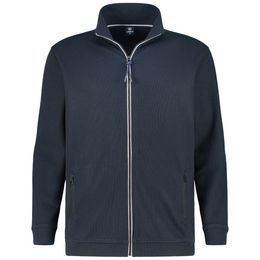 Gro&szlig;e Gr&ouml;&szlig;en Lerros Sweatjacke aus Baumwolle Farbe blau Gr&ouml;&szlig;e: 5XL