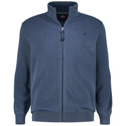 Gro&szlig;e Gr&ouml;&szlig;en Lerros Strickjacke aus Baumwolle Farbe blau Gr&ouml;&szlig;e: 5XL