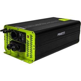 Pro User Wechselrichter PROUSER "Spannungswandler Sinus Hybrid 3000W", schwarz, B:22cm H:15cm L:50cm, Wandler