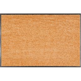 Fu&szlig;matte ANDIAMO "Super Wash & Clean, Made in Belgium", beige, B:40cm H:7mm L:60cm, Polyamid, Teppiche, Schmutzfangl&auml;ufer, Schmutzfangmatte, Uni Farben, rutschhemmend, waschbar
