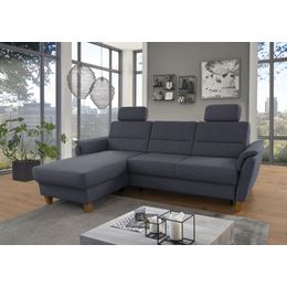 Ecksofa Home Affaire "Palmera L-Form, B: 244 cm - OTTO. Verl&auml;ssliche Qualit&auml;t.", grau (anthrazit), B:244cm H:89cm T:163cm, 100% Polyester;Struktur (100% Polyester);Luxus-Microfaser in Lederoptik (100% Polyester), Sofas, Ecksofa, optional Bettfunktion & Bettkasten, Federkern, Topseller