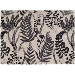 Sch&ouml;ner Wohnen Kollektion Fu&szlig;matte "Malibu", grau (grau, natur), B:50cm H:7mm L:70cm, Kunstfaser, SCH&Ouml;NER WOHNEN-KOLLEKTION, Teppiche, Fu&szlig;matte, T&uuml;rmatte, Schmutzfang, In und Outdoor, Sauberlauf, waschbar