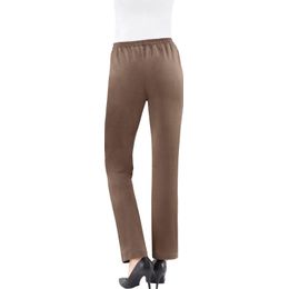 WITT Damen Schlupfhose in angerauter Qualit&auml;t, taupe, Gr&ouml;&szlig;e 26