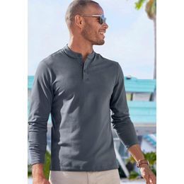 John Devin Herren Henleyshirt, anthrazit, Gr&ouml;&szlig;e M (48/50)