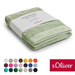 Duschtuch s.Oliver "s.Oliver, Premium Qualit&auml;t, 600 gr/m&sup2;, auch als Sets erh&auml;ltlich", gr&uuml;n (hellgr&uuml;n), B:70cm L:140cm, Walkfrottier, Baumwolle, Handt&uuml;cher, gro&szlig;e Farbauswahl, auch als Handtuch, Waschhandschuh, G&auml;stetuch
