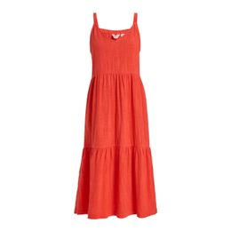 Sommerkleid Roxy "Waiting Line", Damen, Gr. XS, US-Gr&ouml;&szlig;en, rot (poppy rot), 60% Baumwolle, 40% Viskose, Kleider Sommerkleid