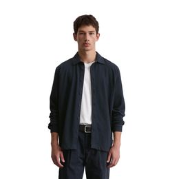 Marc O'Polo Blusenshirt MARC O'POLO "aus reiner Bio-Baumwolle", Damen, Gr. L, schwarz navy, Obermaterial: 100% Baumwolle, unifarben, skinny fit, Shirts Blusenshirt