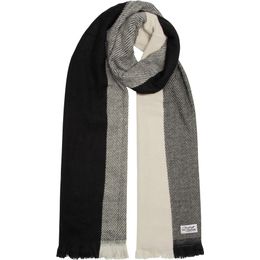 Strickschal Chillouts "Gaia Scarf", Damen, schwarz, Obermaterial: 100% Polyester, colorblocking, Modetücher, tragbar als Schal oder Stola, Größe: 180 x 70 cm