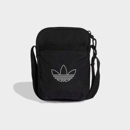 Sporttasche adidas originals "AC FESTIVAL BAG", Damen, schwarz, weiß, Obermaterial: 100% Polyester, Taschen Sporttasche