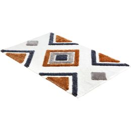 Sch&ouml;ner Wohnen Kollektion Badematte "Barbados 235", schwarz (schwarzwei&szlig;), H:17mm, Baumwolle, Viskose, SCH&Ouml;NER WOHNEN-KOLLEKTION, Badematten, Badematte, kuschelweicher Badezimmerteppich, waschbar