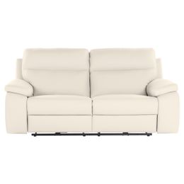 2-Sitzer Calia italia "Primo, toller Sitzkomfort, italienisches Designsofa", wei&szlig; (bianco), B:170cm H:100cm T:95cm, Sofas, in Leder