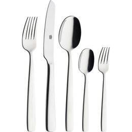 Besteck-Set GSW "GSW Premium", silberfarben, 30 Stk., Edelstahl 18/10, Essbesteck-Sets