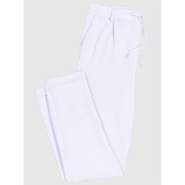 sheego Gro&szlig;e Gr&ouml;&szlig;en Jogg Pants in Interlock-Qualit&auml;t, wei&szlig;, Gr&ouml;&szlig;e 46 - Damen