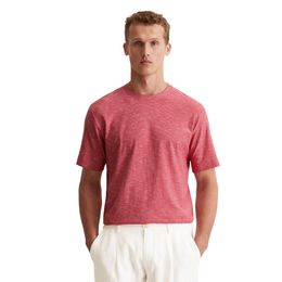 Marc O'Polo T-Shirt MARC O'POLO, Damen, Gr. M, bunt (multi, raspberry pink), Jersey, Obermaterial: 100% Baumwolle, Rundhals, Shirts T-Shirt