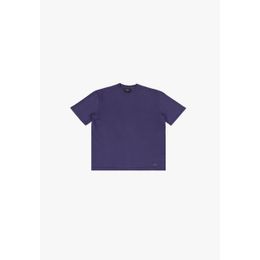 DROPSIZE Damen T-Shirt "Dropsize HEAVY OVERSIZE METAL PATCH T-SHIRT"acid washed indigo, Gr. M, unifarben, 100% Baumwolle, Shirts