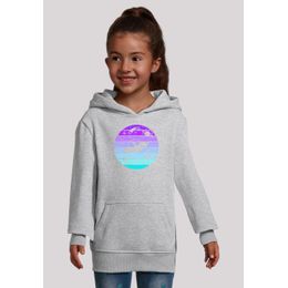 F4NT4STIC Kinder Kapuzenpullover "Retro Alien Weltraum Sonnenuntergang"erdgrau, Gr. 146, Obermaterial: 65% Baumwolle, 35% Polyester, Pullover,
