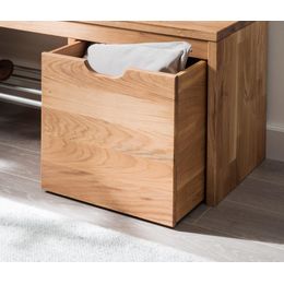 Schublade Home Affaire, B:38cm H:37cm T:36cm, braun, Massivholz, Schubladen, "Dura aus Massivholz &ndash; passender Schubkasten mit Stauraum", Zus&auml;tzlicher