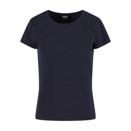 Urban Classics Damen T-Shirt "Urban Classics Ladies Sorona Regular Tee"navy, Gr. XL, unifarben, 70% Baumwolle, 30% Polyester (Sorona), Shirts