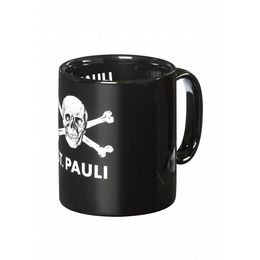 FC St. Pauli Tasse "FC St. Pauli Tasse FC St. Pauli Totenkopf"schwarz, Trinkgef&auml;&szlig;e