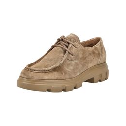 Paul Green Damen Schn&uuml;rschuh "Paul Green Halbschuhe Veloursleder", Gr. 39antelope, Veloursleder, Schuhe