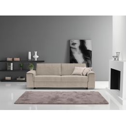 2,5-Sitzer Egoitaliano, B:234cm H:85cm T:102cm, grau, Luxus-Micofaser Lederoptik (100% Polyester) ist ein neues technisches Gewebe mit einem