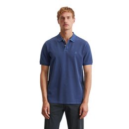 Marc O'Polo Poloshirt MARC O'POLO, Herren, Gr. M, blau (iris ink), Piqu&eacute;, Obermaterial: 100% Baumwolle, Shirts, aus Pique