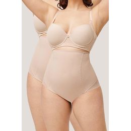 Shapingpants YSABEL MORA "Special You", Damen, Gr. L, beige, Microfaser, Obermaterial: 73% Polyamid, 27% Elasthan, figurbetont, Unterhosen