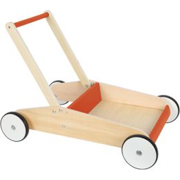 Small Foot Kinder Lauflernwagen "schiefergrau", rot, Holz, Metall, B:40,5cm H:45,5cm T:62cm, Lauflernhilfen