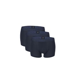JOOP! Boxershorts JOOP "Everyday", Herren, Gr. L, blau (navy), Obermaterial: 95% Baumwolle, 5% Elasthan, unifarben, k&ouml;rpernah, Unterhosen, mit strapazierf&auml;higen N&auml;hten f&uuml;r Best&auml;ndigkeit