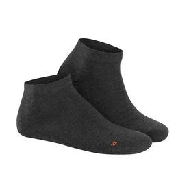 Hudson Damen Sneakersocken "Sneaker Air Plush", Gr. 43, grau, Obermaterial: 85% Baumwolle CO. 13% Polyamid PA. 2% Elasthan EL., Socken
