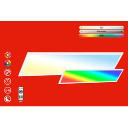 LED Panel "Colour", wei&szlig;, Briloner Leuchten, Leuchten