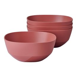 Mepal Schale "Schalen Silueta 750 ml 4er Set", B/H/L: 15,2cm, rot, Sch&uuml;sseln