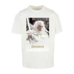 T-Shirt Merchcode "Merchcode Lord of the Rings - Gandalf Heavy Oversize Tee", Damen, Gr. XS, ready for dye, 100% Baumwolle, bedruckt, oversize, Rundhals, Shirts T-Shirt