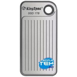 Kingspec Z3S Mini Externe Festplatte - SSD 1000 GB USB-C