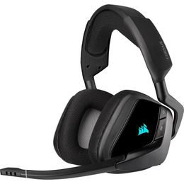 Corsair Void RGB Elite Wireless Kopfhörer Noise cancelling gaming wireless mit Mikrofon - Schwarz